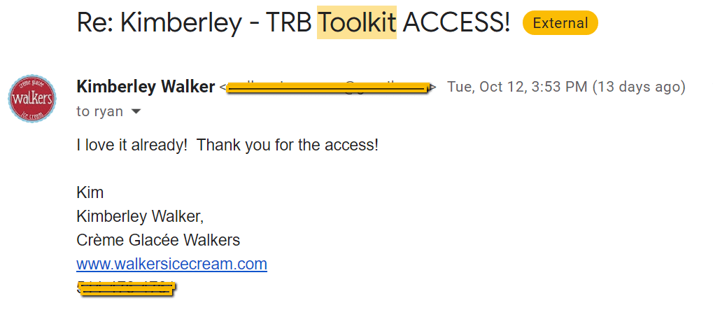 Kimberley Walker Toolkit October 2021 - The Restaurant Boss